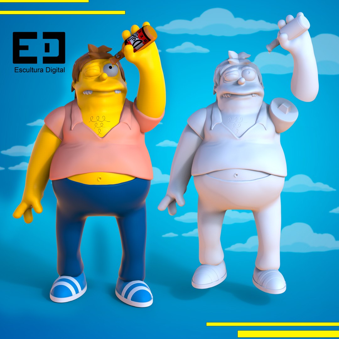 3D Barney Gumble - The Simpsons - TurboSquid 2355724