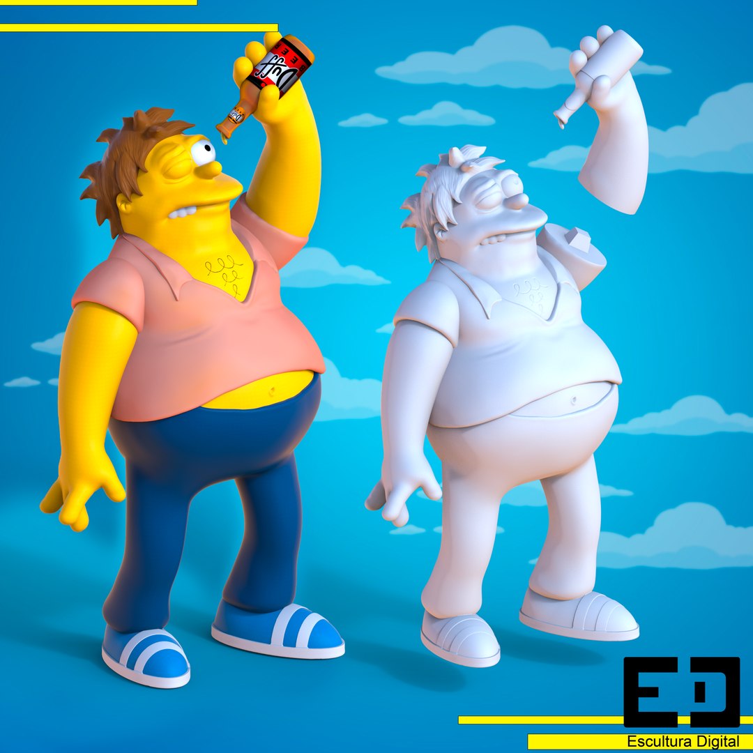 3D Barney Gumble - The Simpsons - TurboSquid 2355724