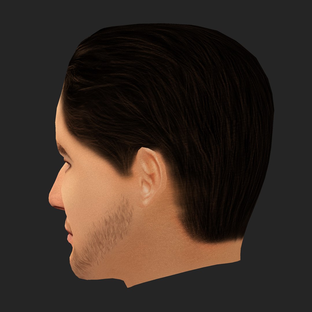 3D Leonardo DiCaprio Head - Low Poly Head For Game Model - TurboSquid ...