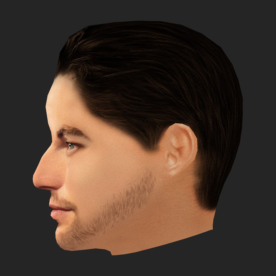 3D Leonardo DiCaprio Head - Low Poly Head For Game Model - TurboSquid ...