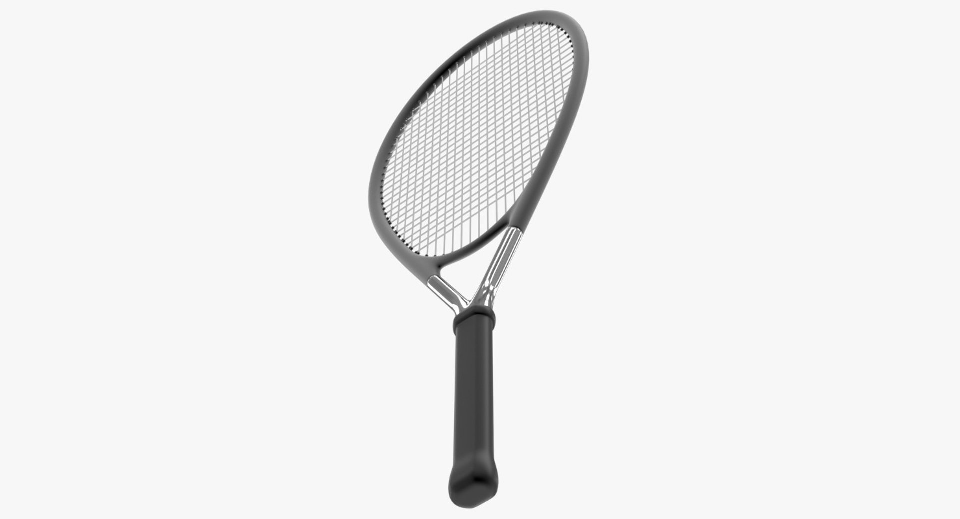 tennis racquet 3d model