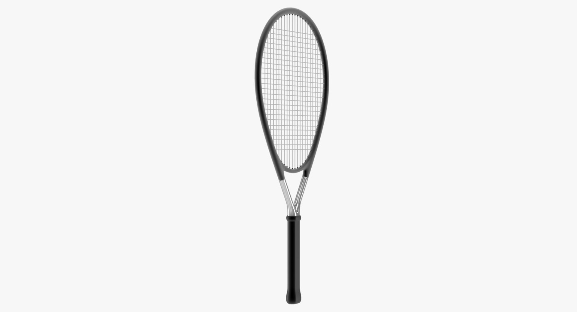 tennis racquet 3d model