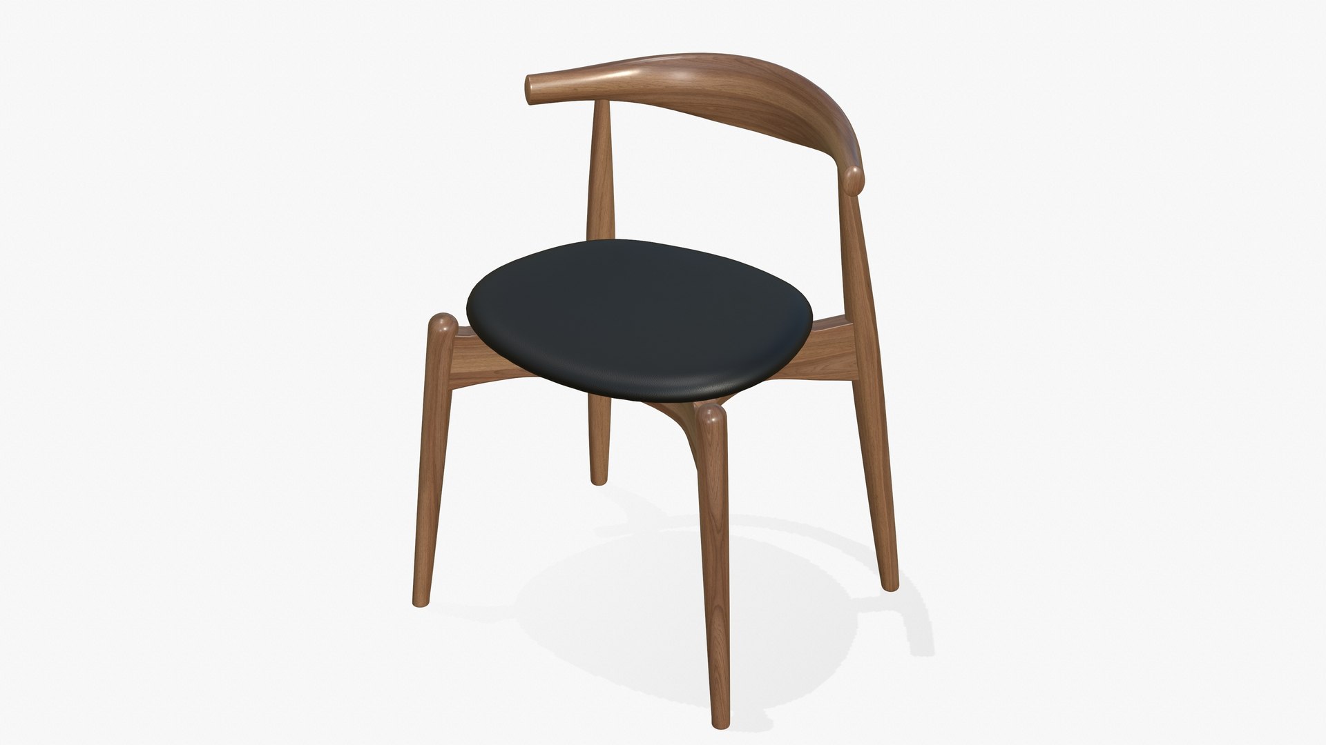 3D Dining Chair CH 20 Model - TurboSquid 1858356