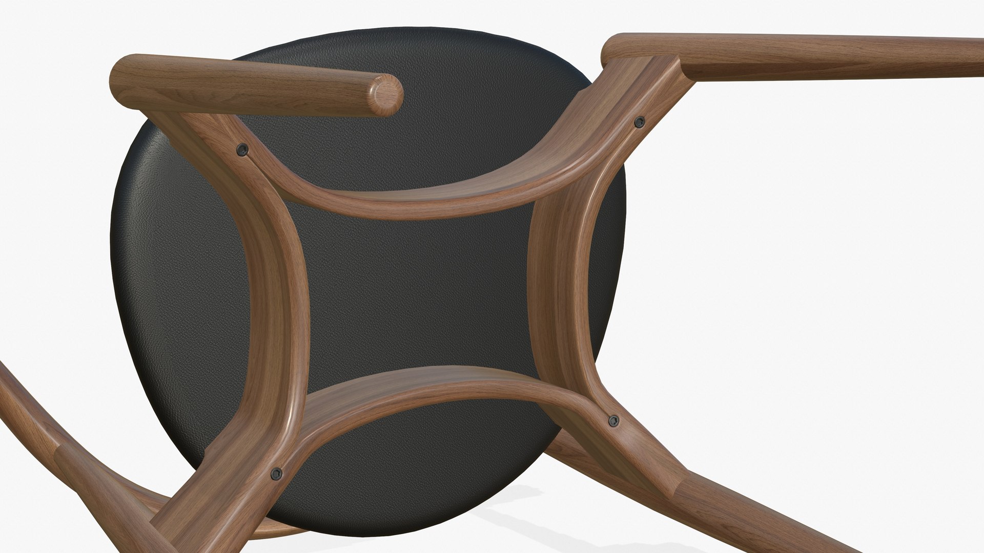 3D Dining Chair CH 20 Model - TurboSquid 1858356