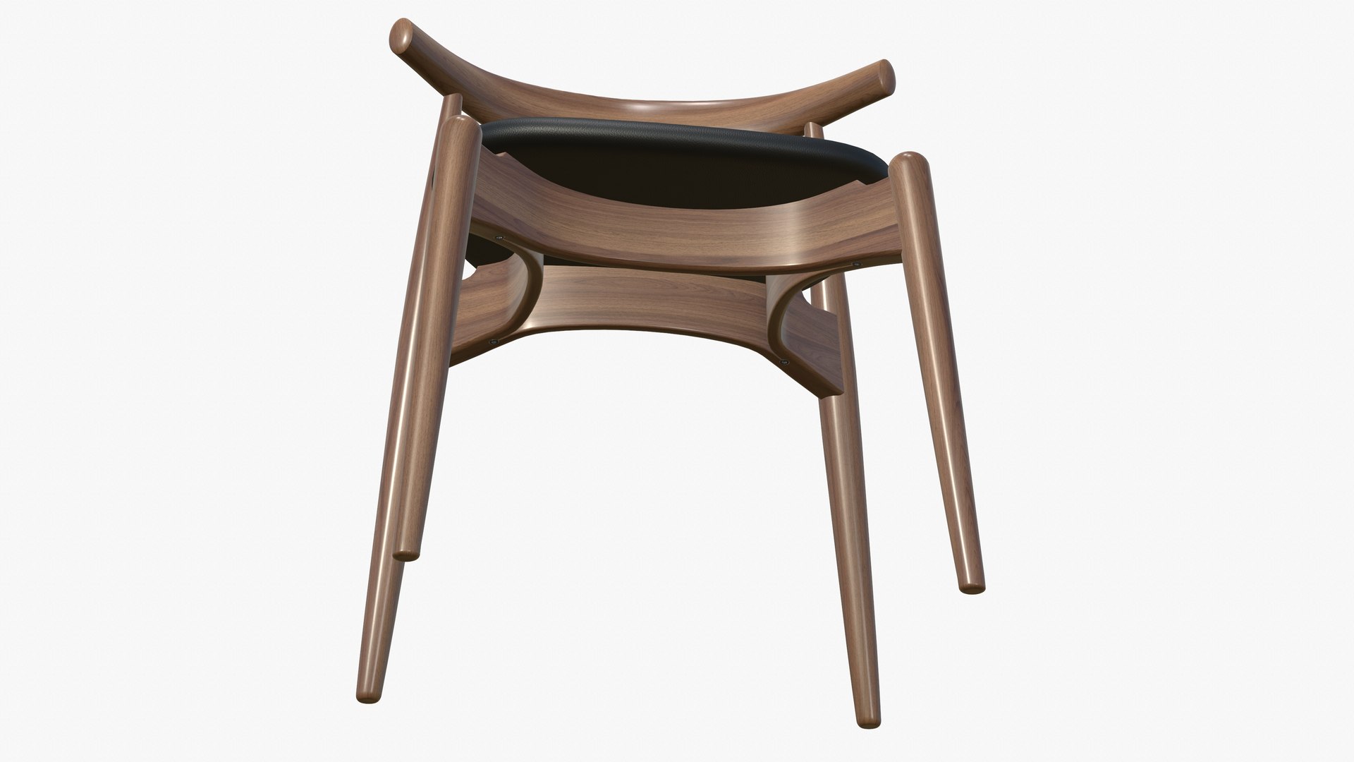 3D Dining Chair CH 20 Model - TurboSquid 1858356