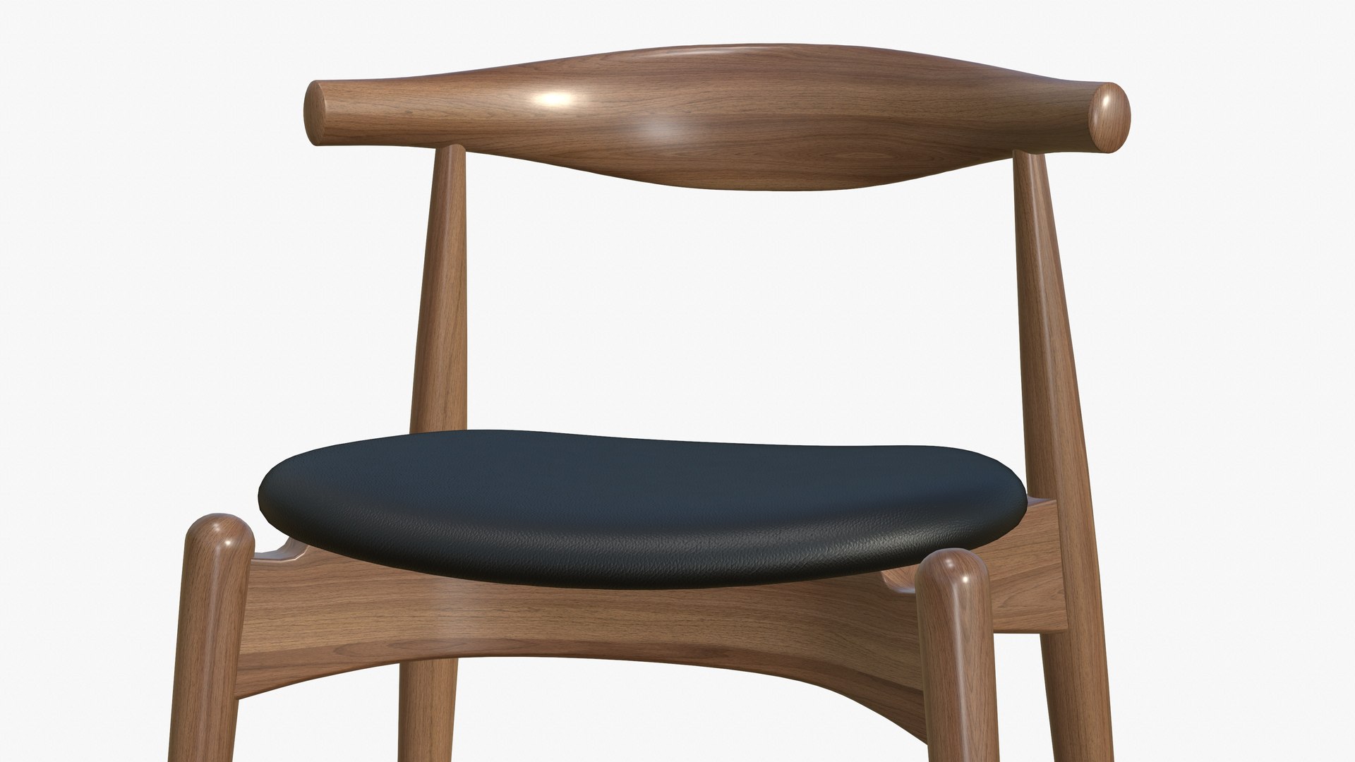 3D Dining Chair CH 20 model - TurboSquid 1858356