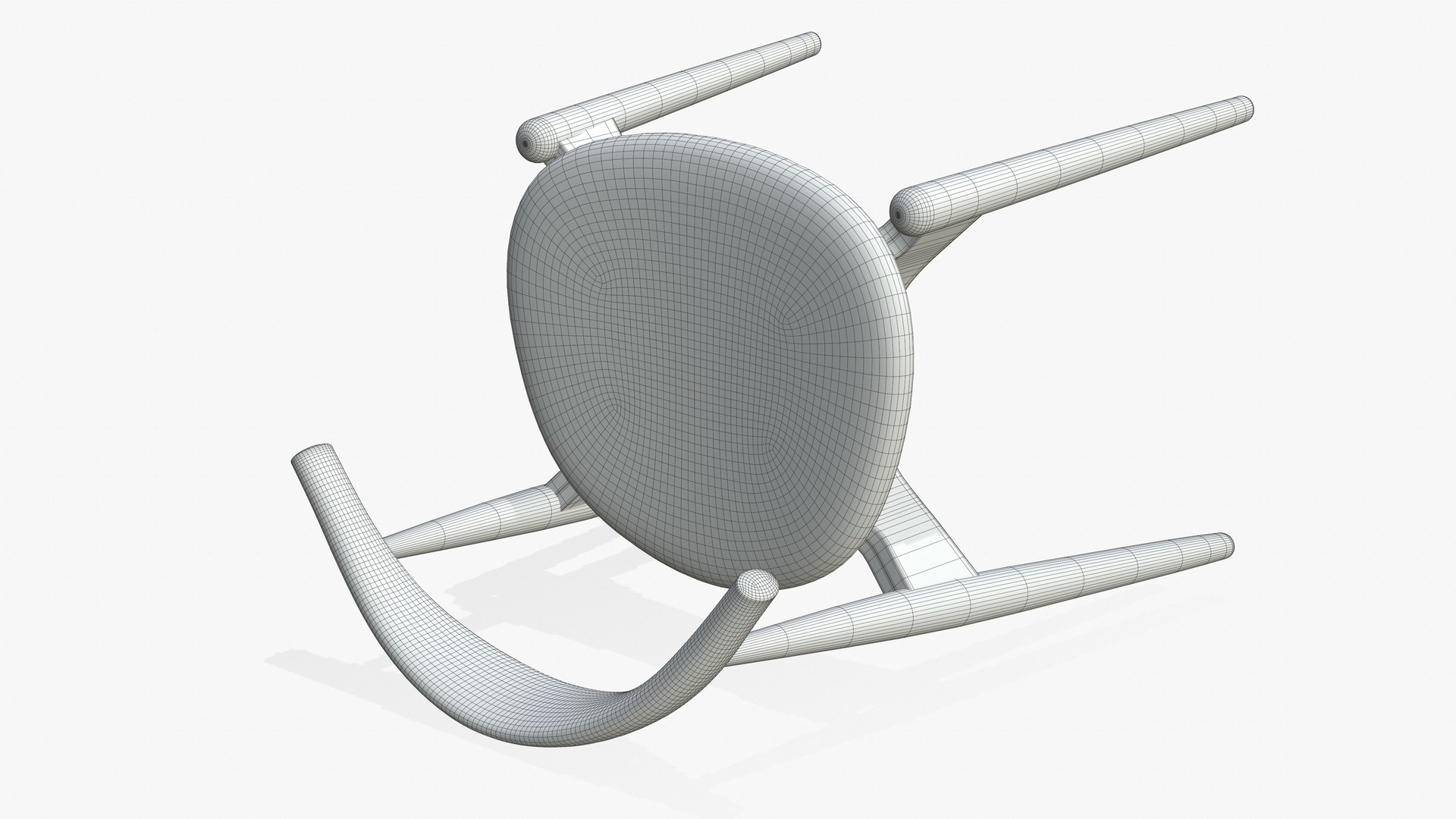 3D Dining Chair CH 20 model - TurboSquid 1858356