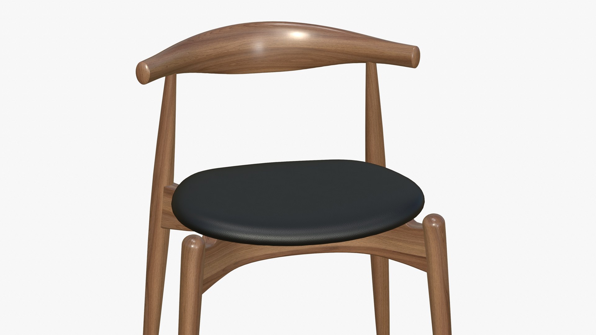 3D Dining Chair CH 20 model - TurboSquid 1858356