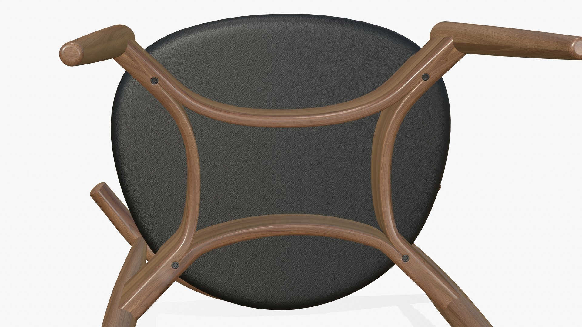 3D Dining Chair CH 20 model - TurboSquid 1858356