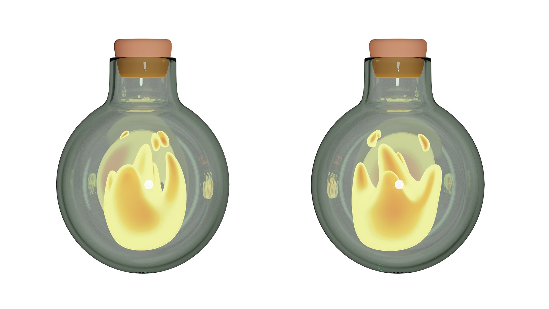 Set Of Flasks Icons 3D Model - TurboSquid 2026524