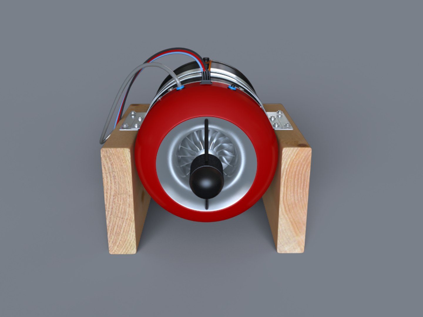 3d Mini Jet Turbine Engine Model