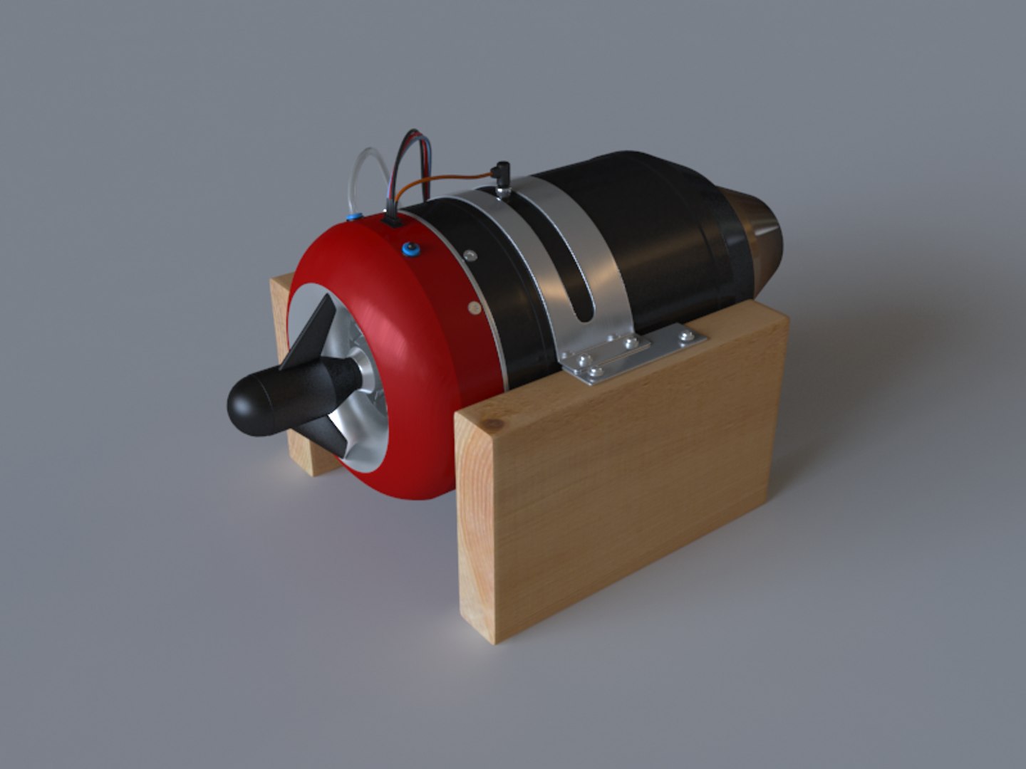 3d Mini Jet Turbine Engine Model