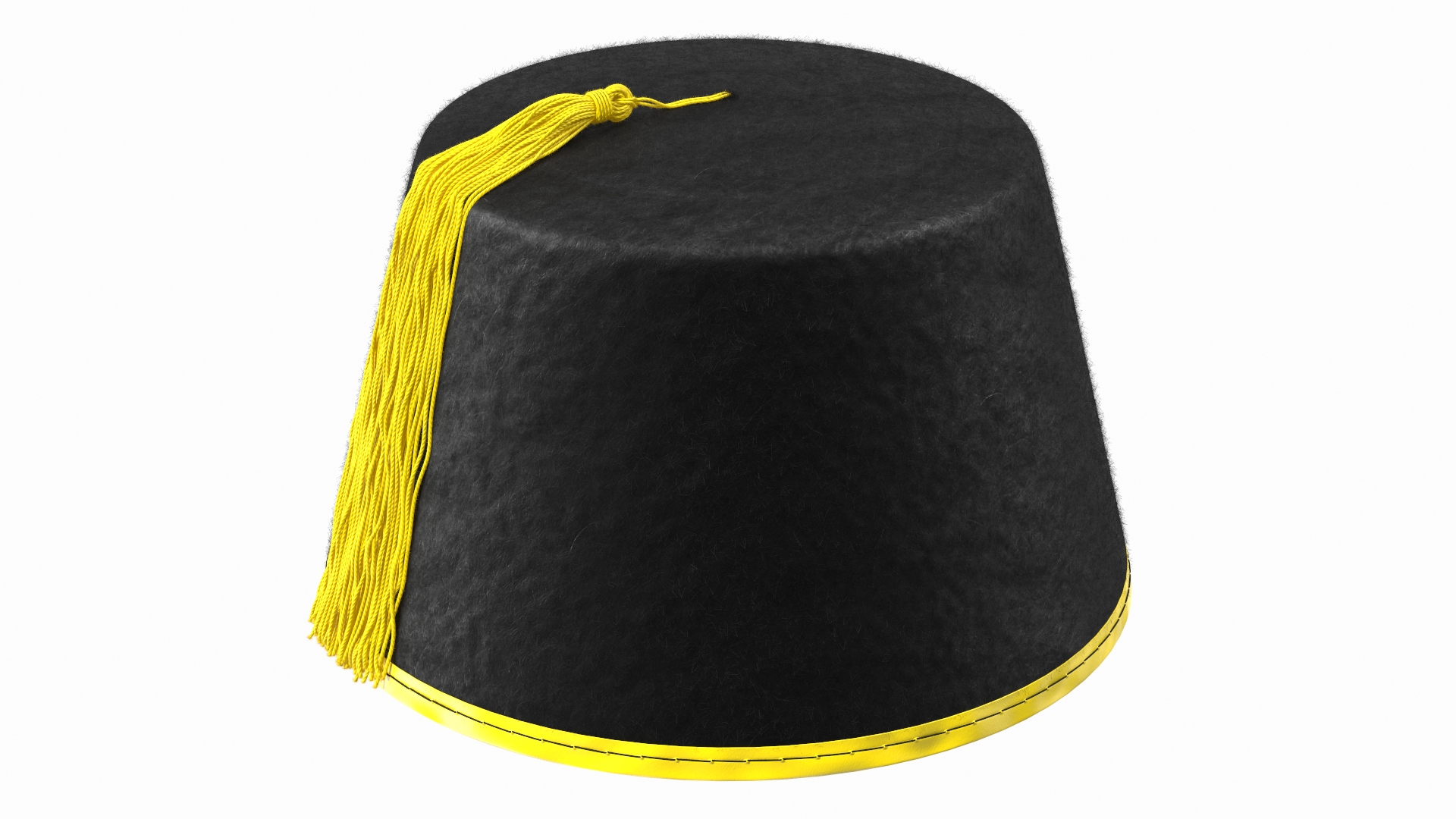 Traditional Arabic Black Fez 3D Model - TurboSquid 1681975