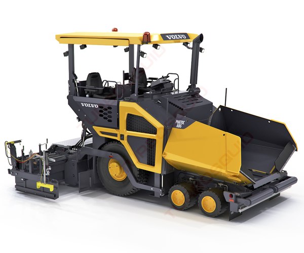 road construction compactor 3d model