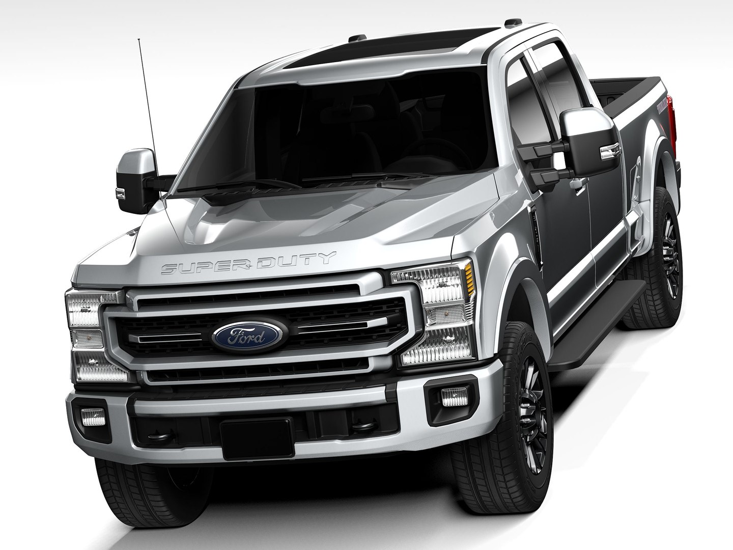 Ford F-250 Super Duty Lariat 2022 3D Model - TurboSquid 2222260