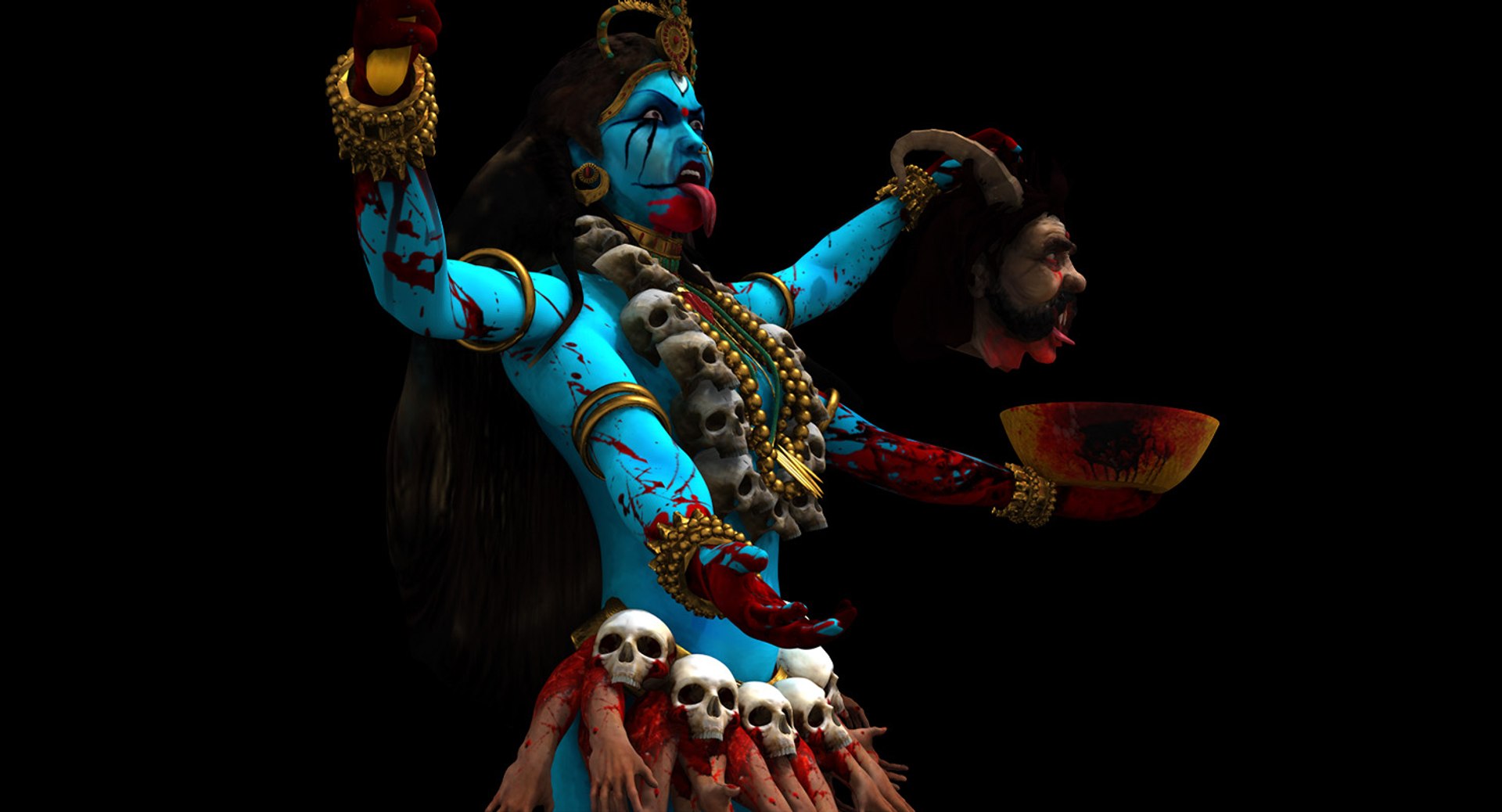 Maha Kali Model - TurboSquid 1440030