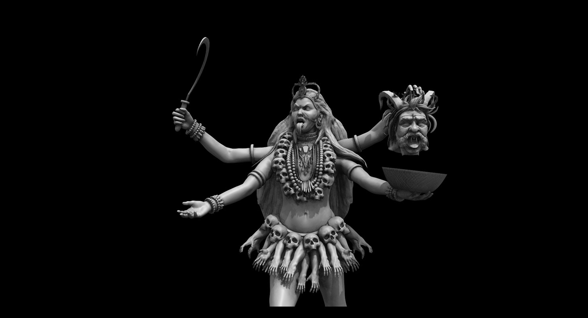 Maha Kali Model - TurboSquid 1440030