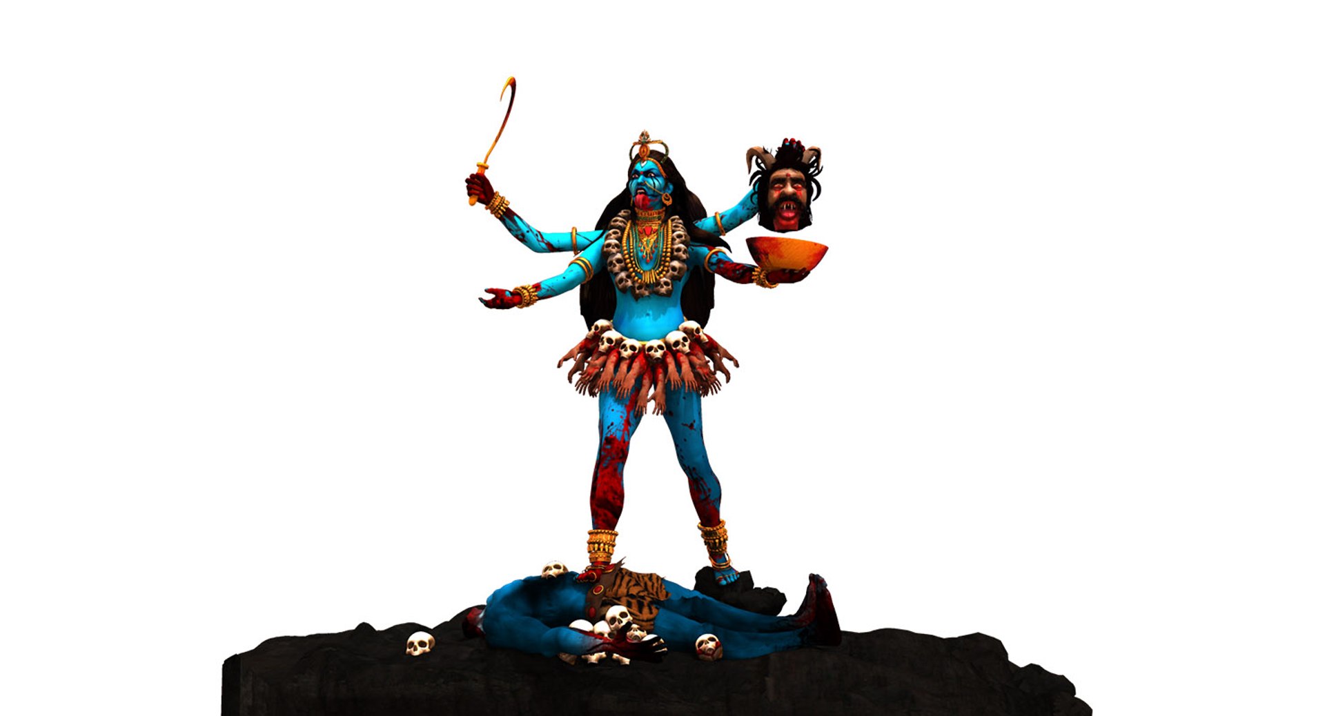 Maha Kali Model - TurboSquid 1440030