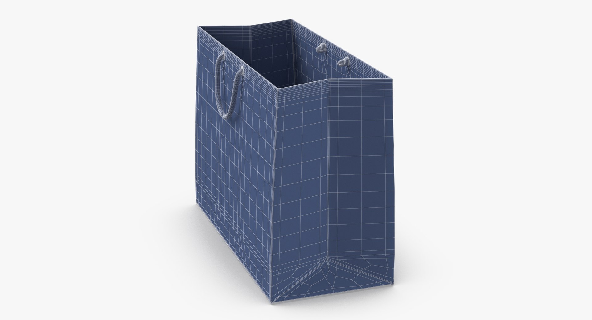 3D Model Paper Shopping Bag String - TurboSquid 1195529