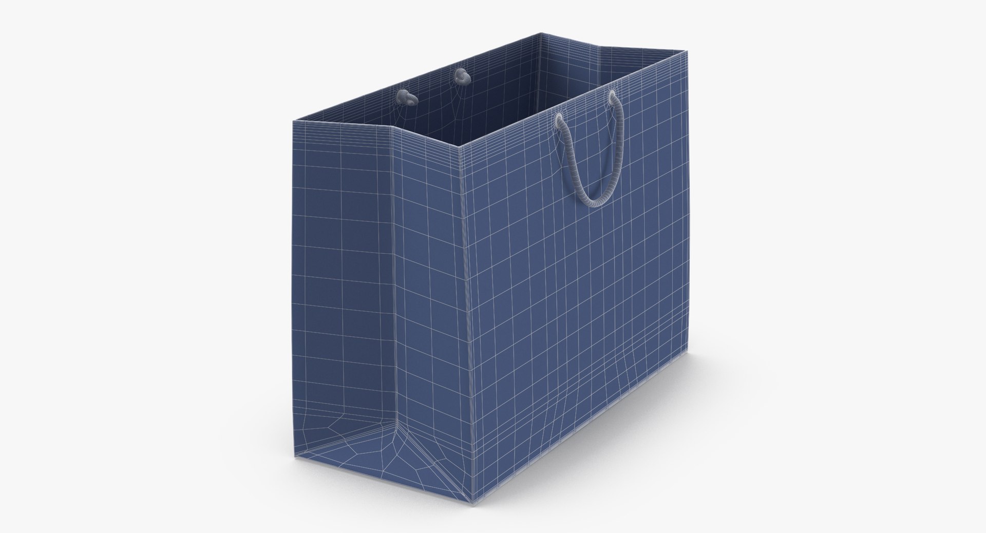 3D Model Paper Shopping Bag String - TurboSquid 1195529