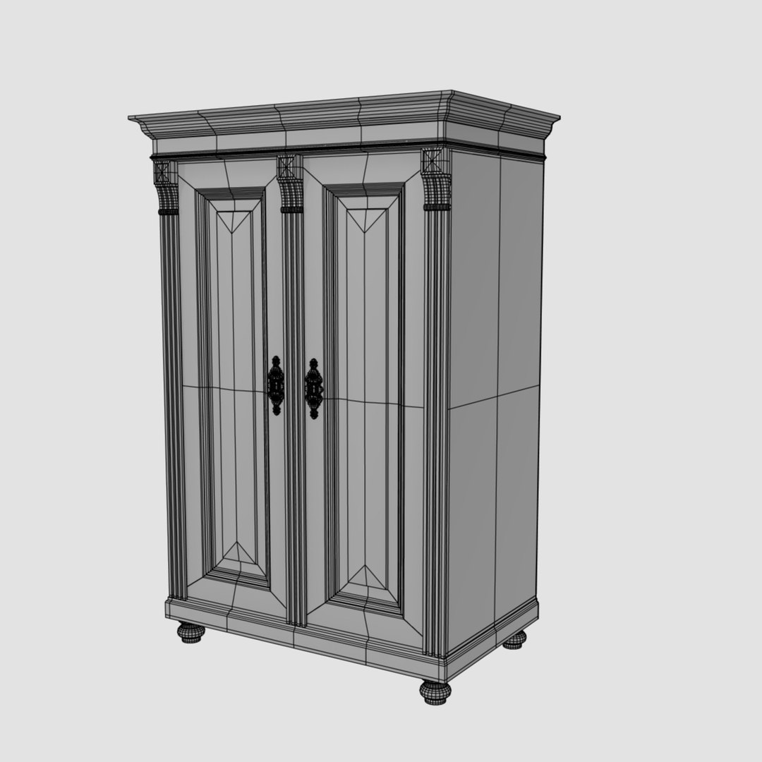 Antique Cabinet Obj