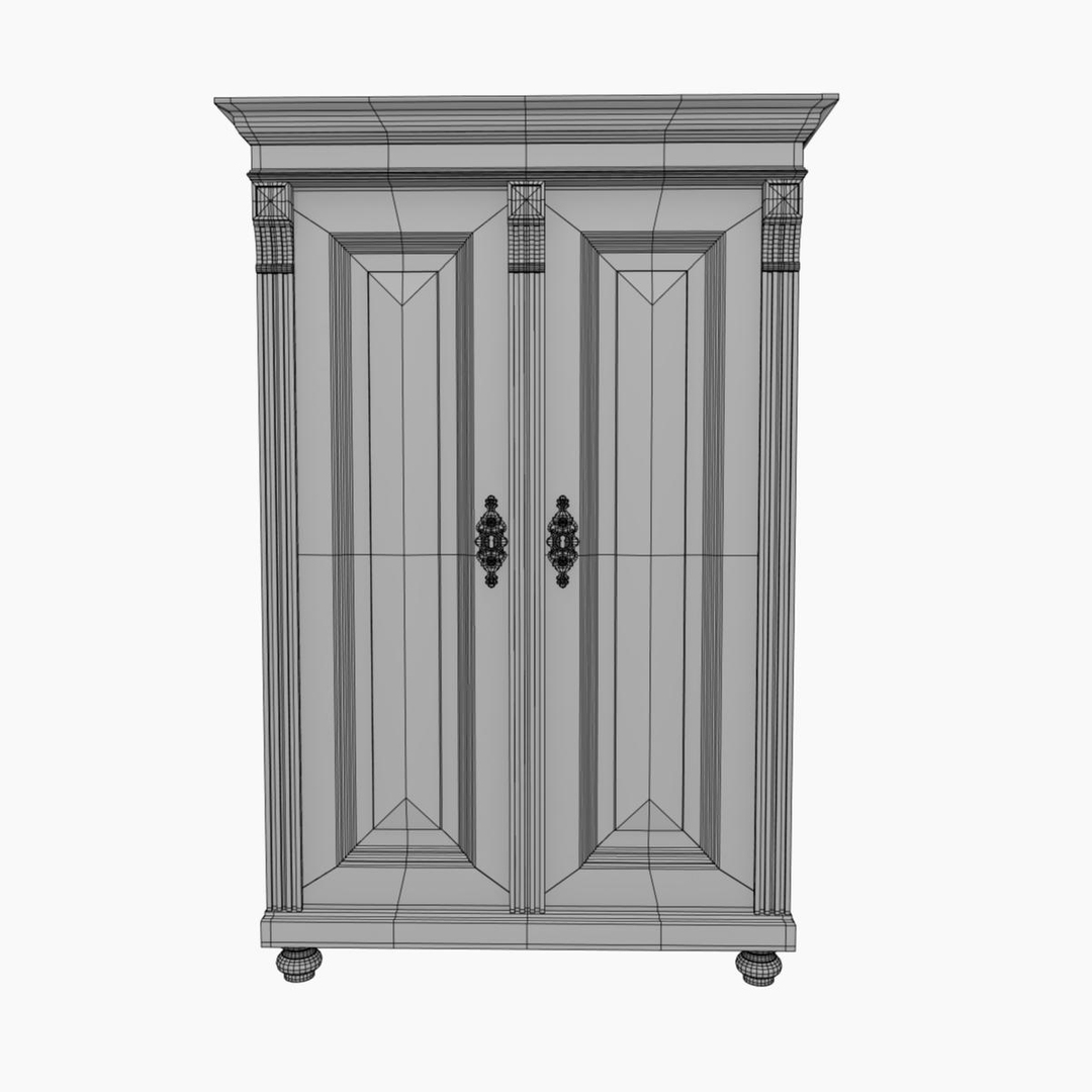 Antique Cabinet Obj