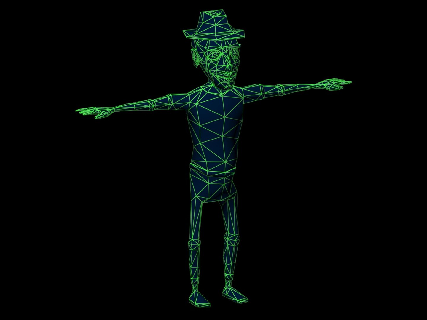 Funny Cartoon Dancer Dance 3d Model