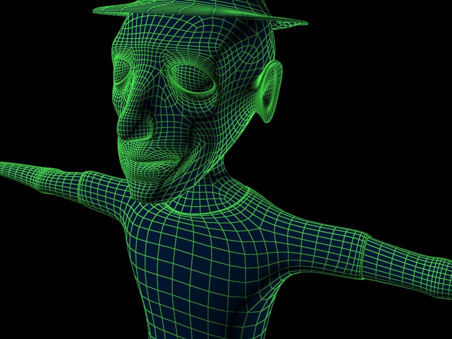 Funny Cartoon Dancer Dance 3d Model