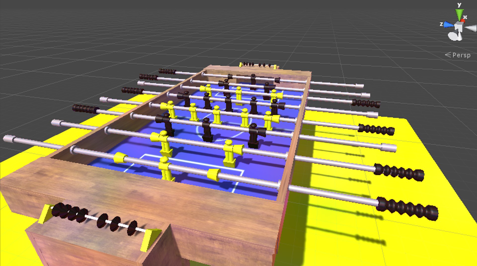 Foosball table 3D model - TurboSquid 1309480