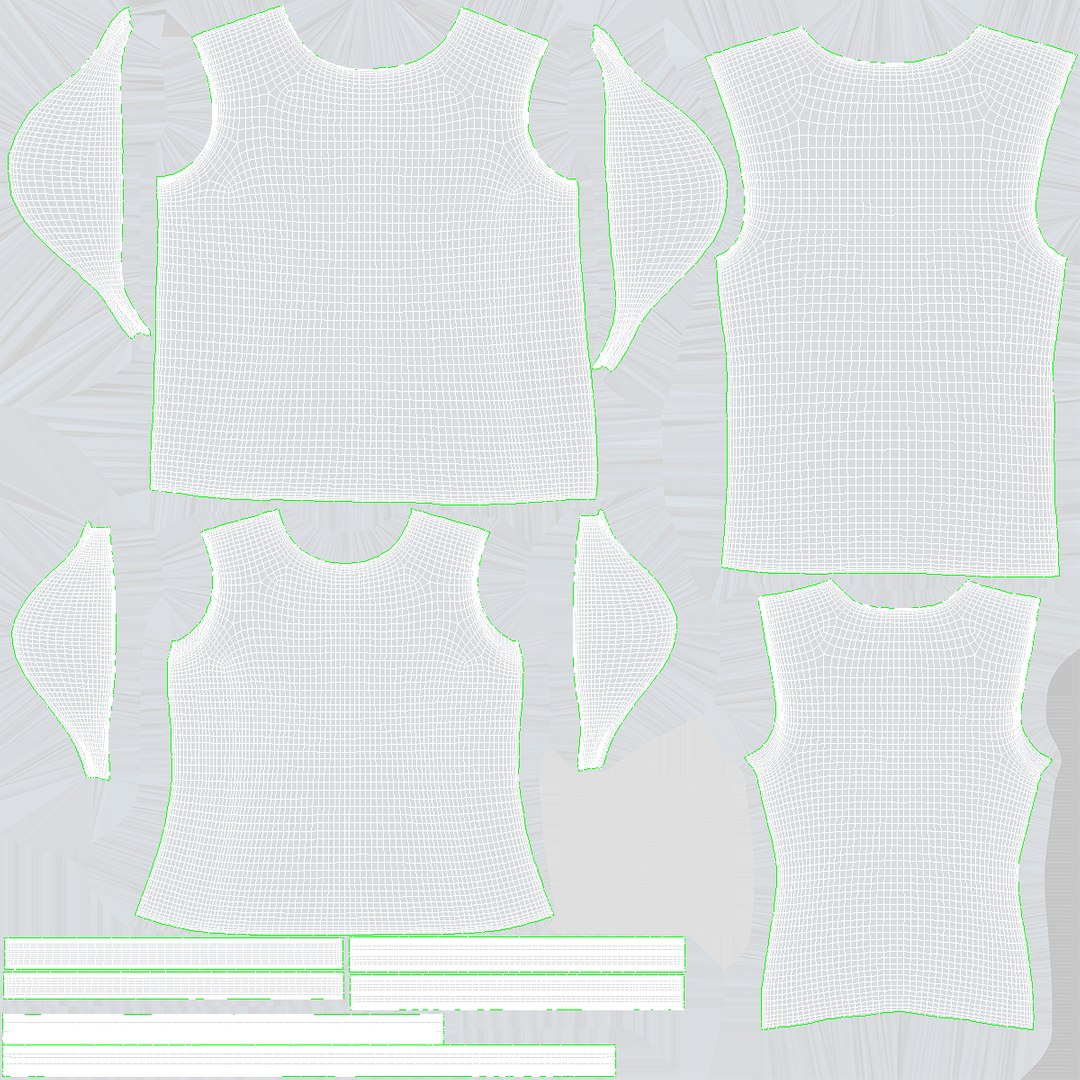 3D Model Female Crew Neck Worn White - TurboSquid 1726557