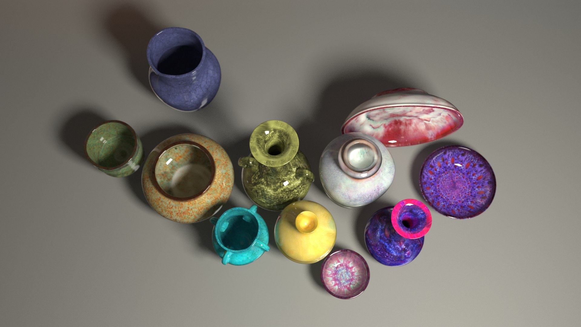 3D model Porcelain pottery model of jun porcelain-ALL - TurboSquid 1830383