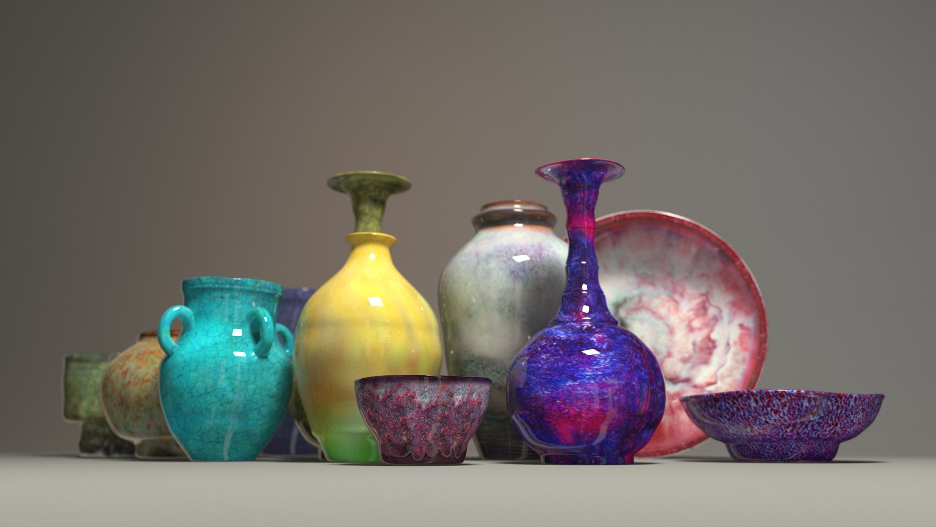 3D model Porcelain pottery model of jun porcelain-ALL - TurboSquid 1830383