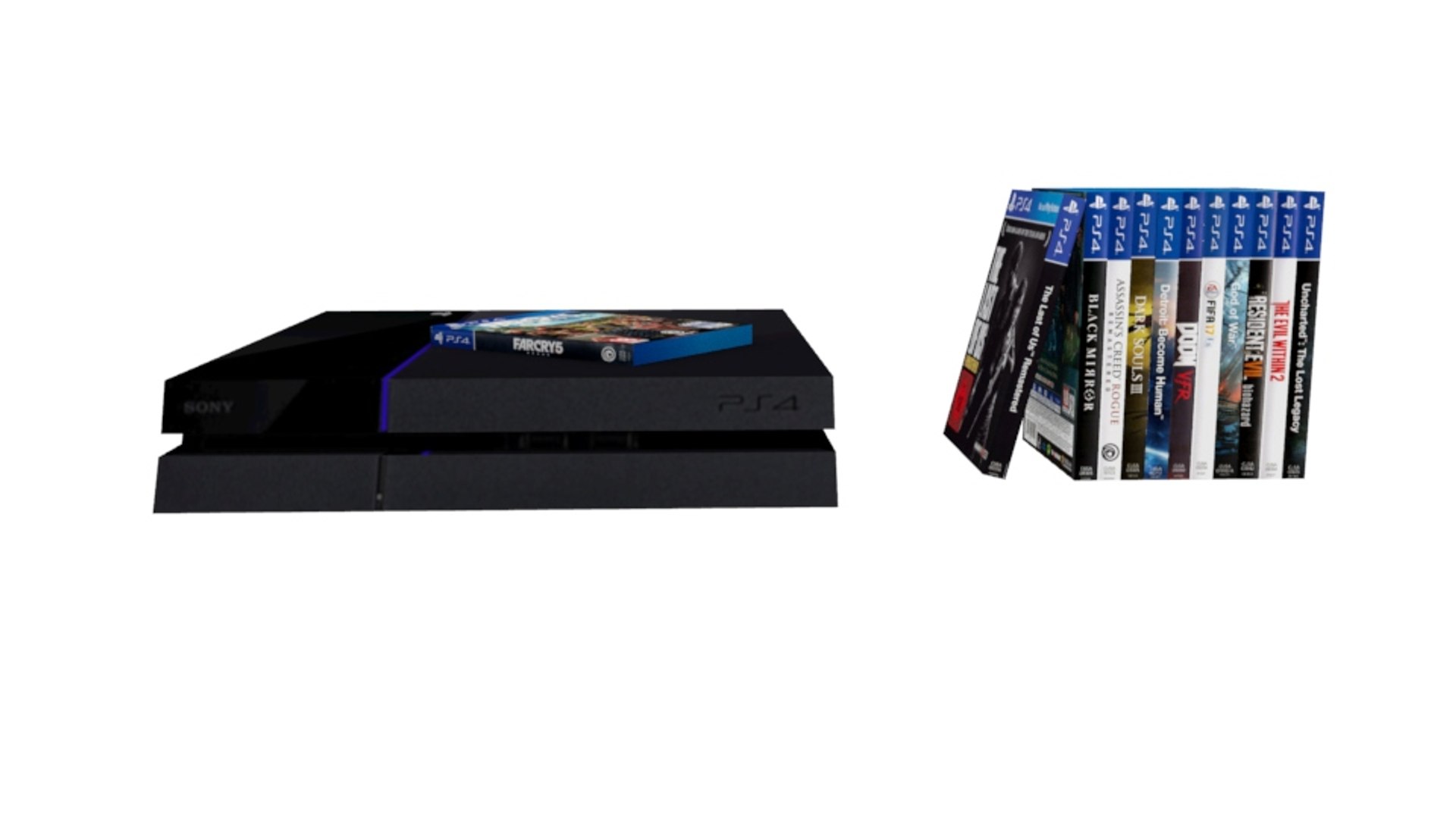 3D Playstation 4 Games Model - TurboSquid 1364499