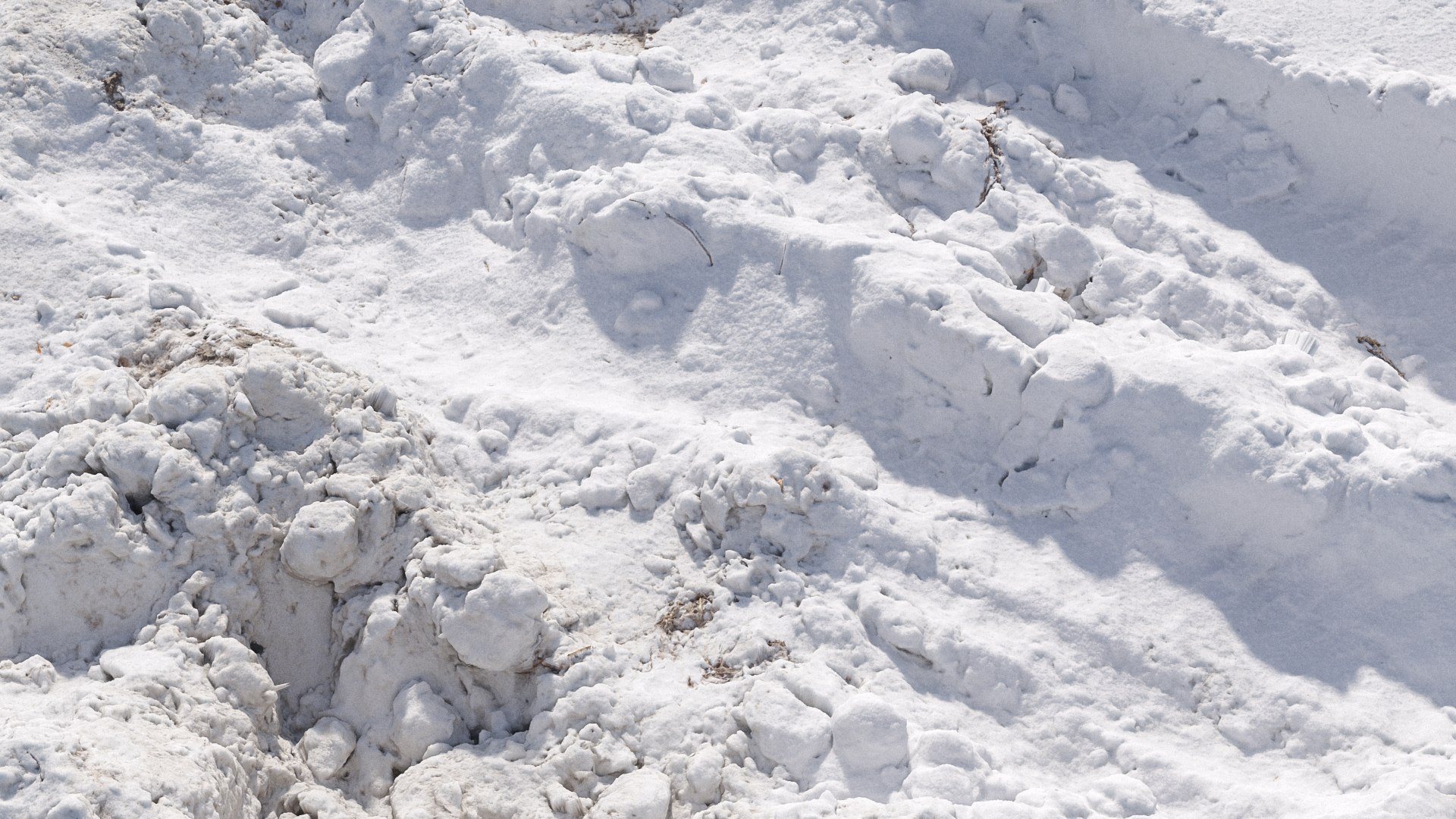 3D Hole In The Snow Model - TurboSquid 1890675