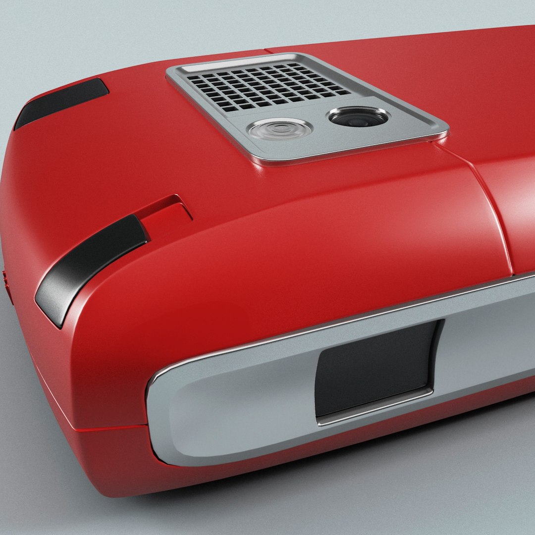 palm treo 750 red 3d model
