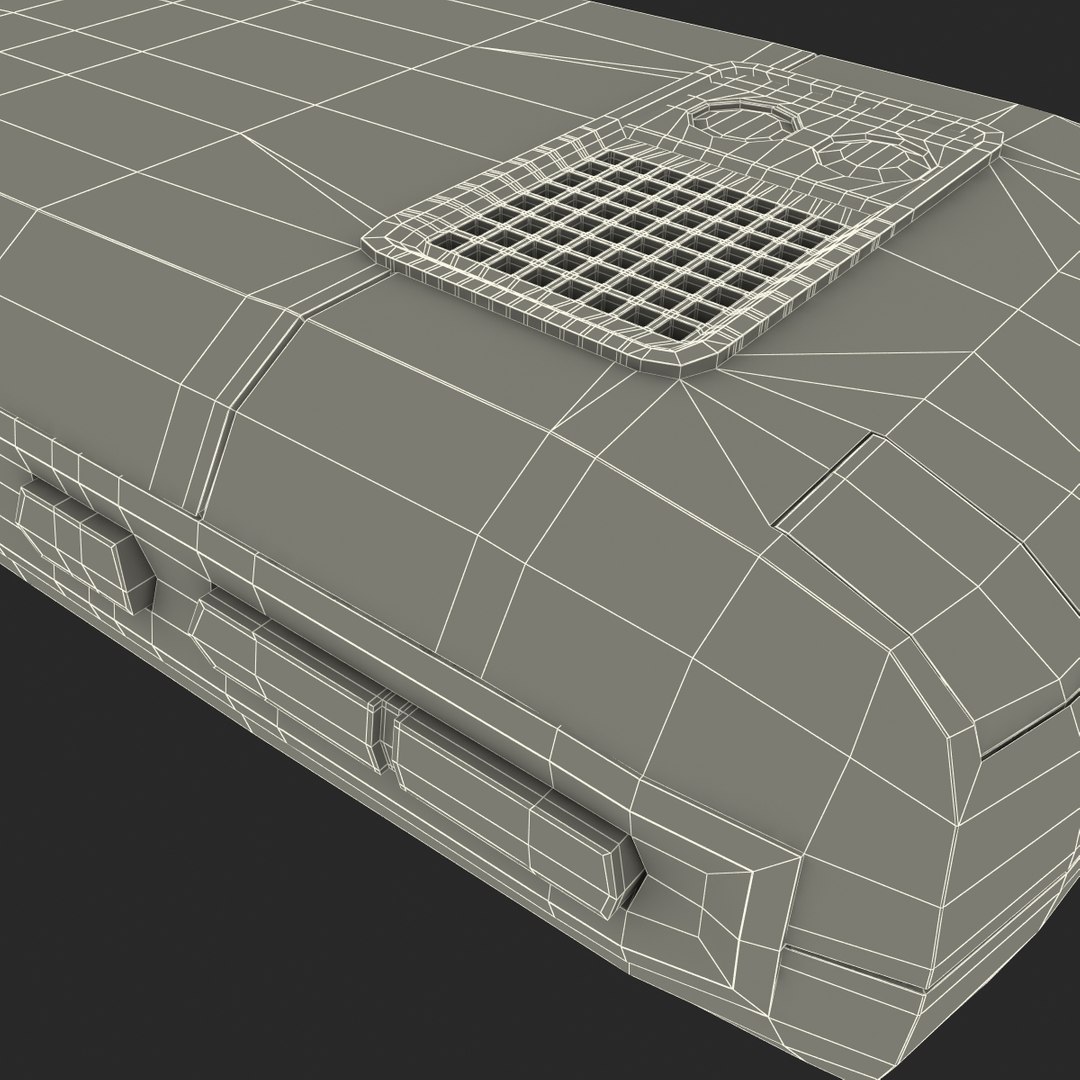 palm treo 750 red 3d model