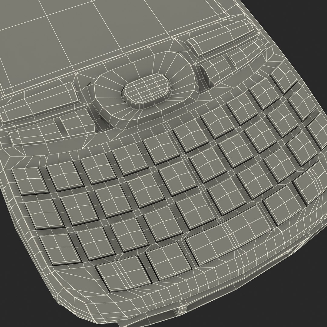 palm treo 750 red 3d model