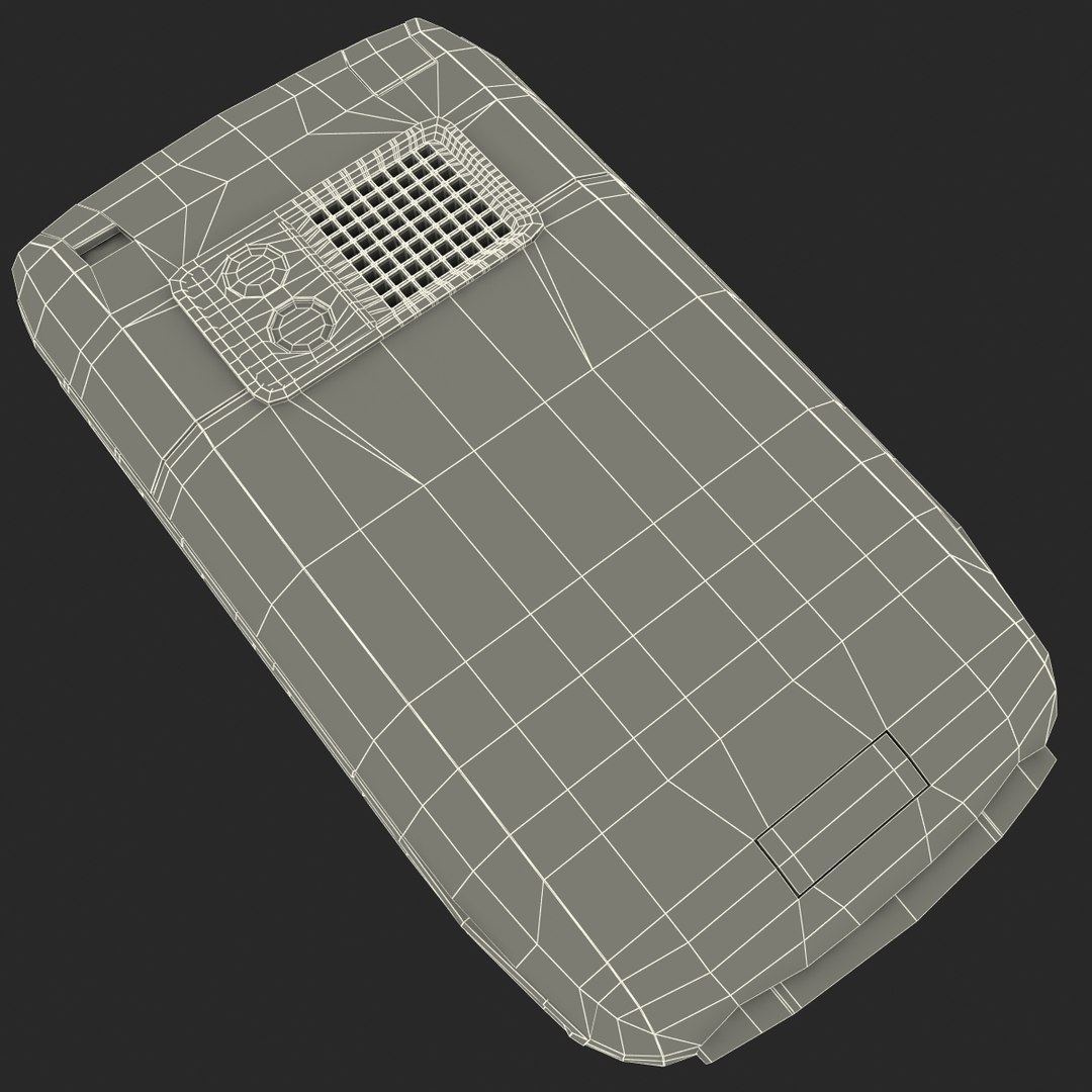 palm treo 750 red 3d model