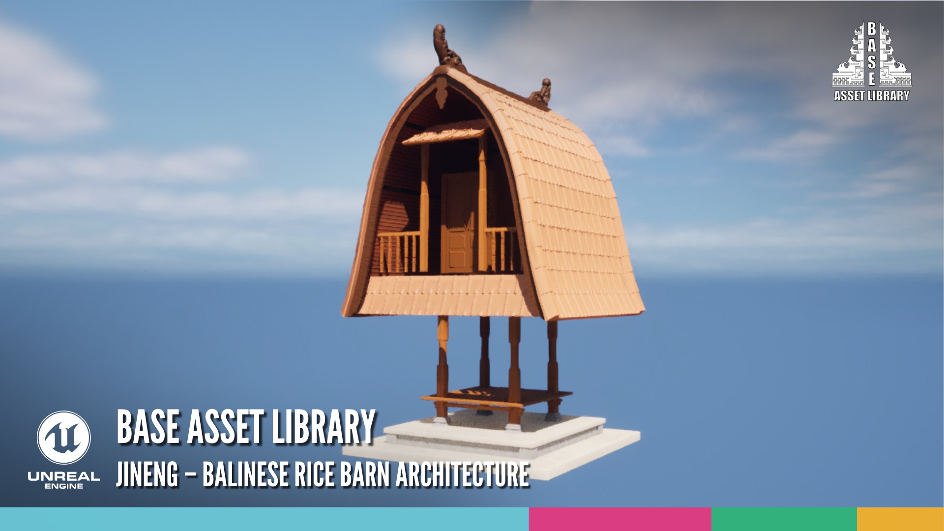 Balinese Rice Barn Architecture 3D - TurboSquid 2400515