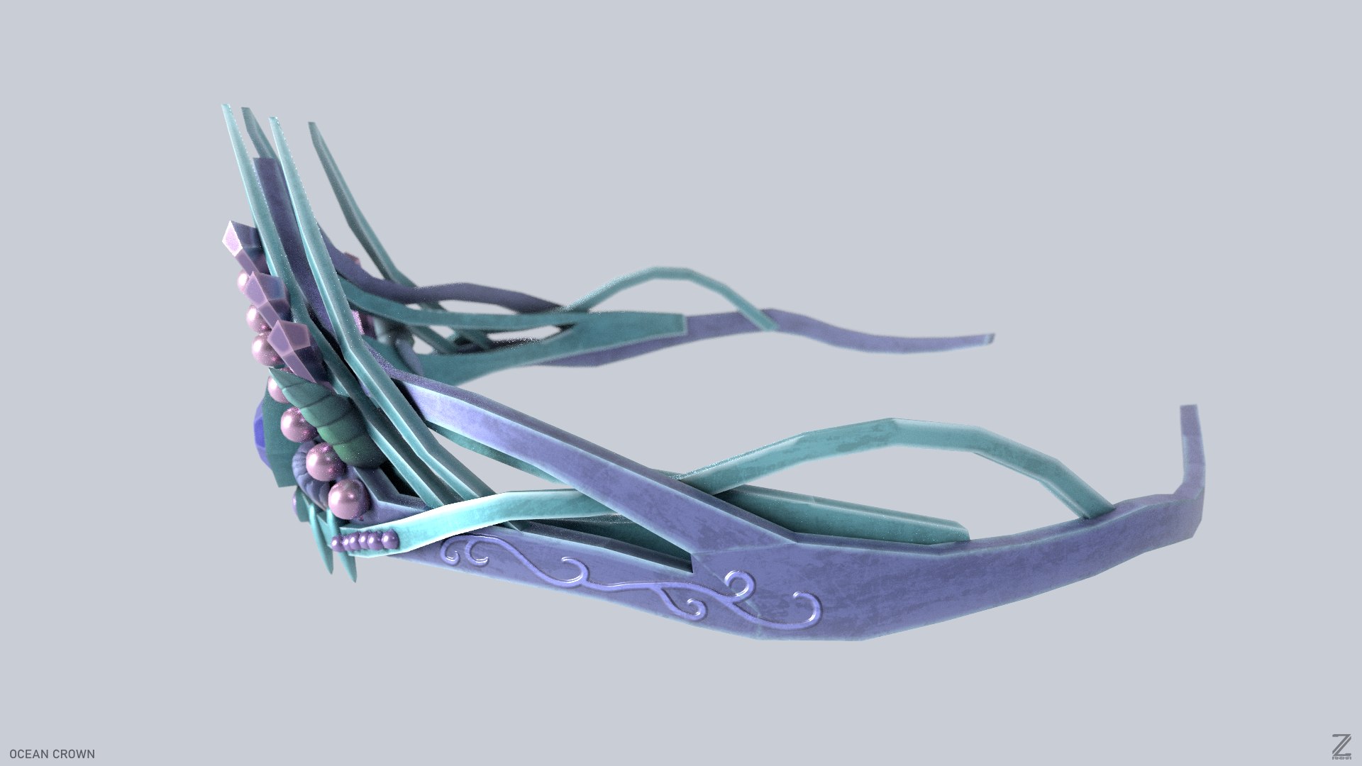 Ocean Crown 3D Model - TurboSquid 2392397