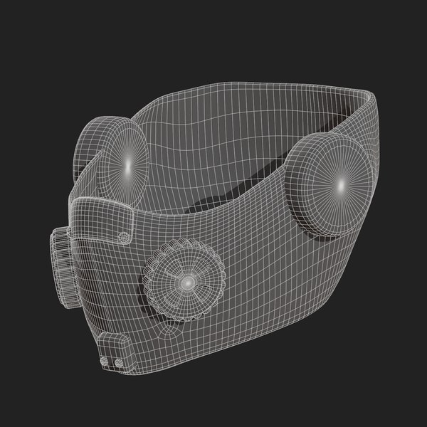 3D gas mask model - TurboSquid 1601625
