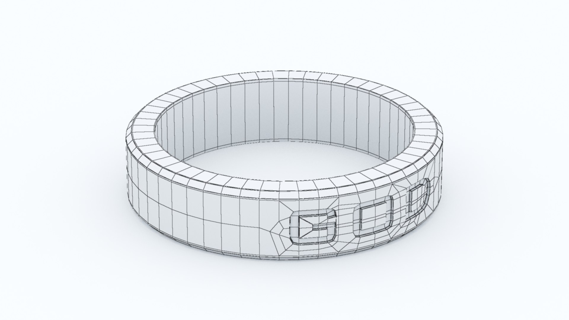 God Ring Silver 3D Model - TurboSquid 1889022