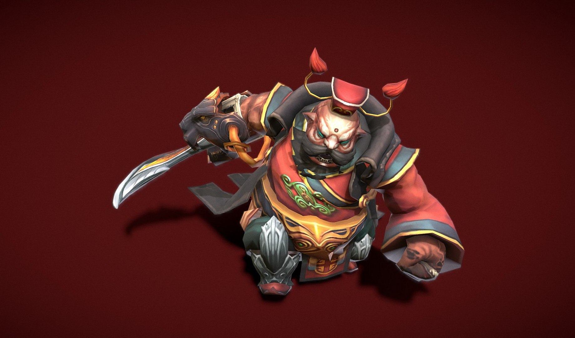 Three Kingdoms - Boss Dong Tak 3D Model - TurboSquid 2015743