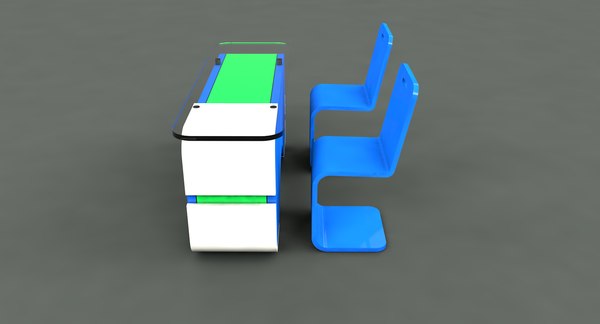 3D model reception table - TurboSquid 1548287
