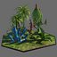 3d Model Alien Plants Trees