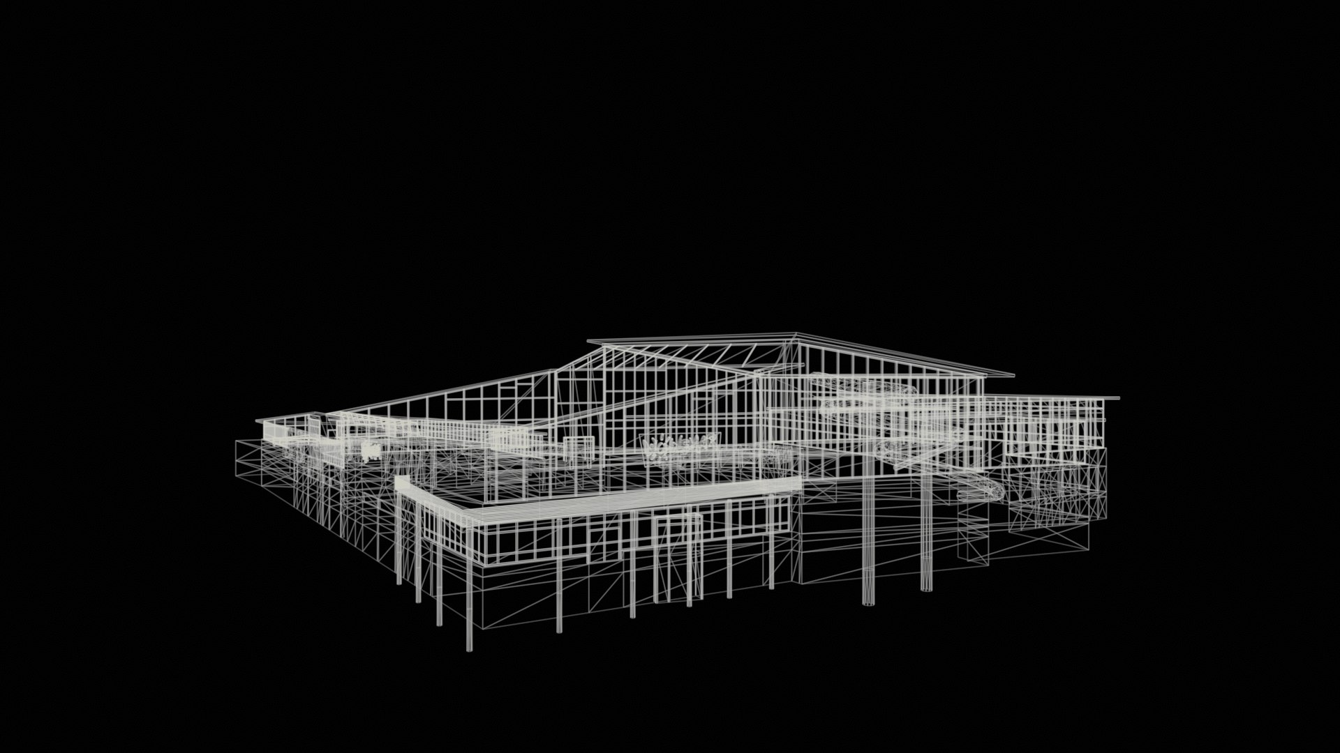 3D German Indoor Pool Game Ready PBR With LODs Model - TurboSquid 2364989