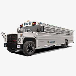 Rigged Prison Bus 3D Models For Download | TurboSquid