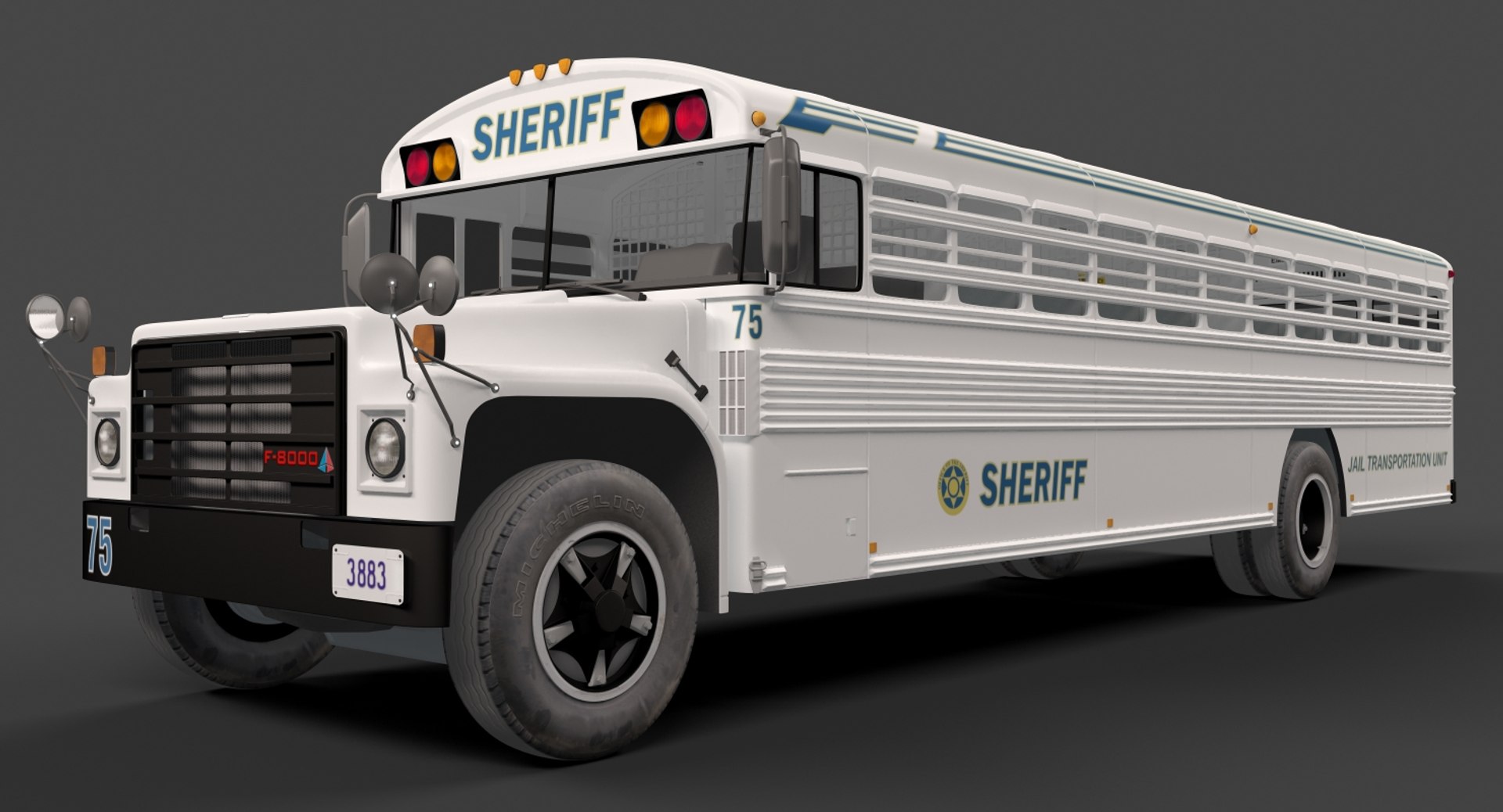 3D NYPD Bus And Prison Bus Model - TurboSquid 2424858