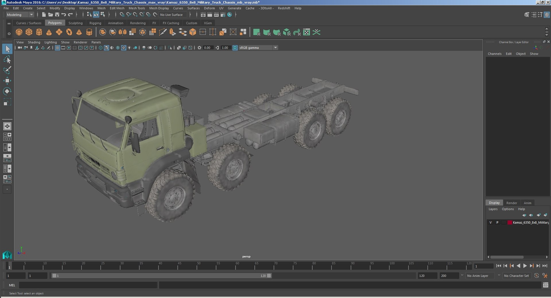 3D kamaz 6350 8x8 military truck - TurboSquid 1595997