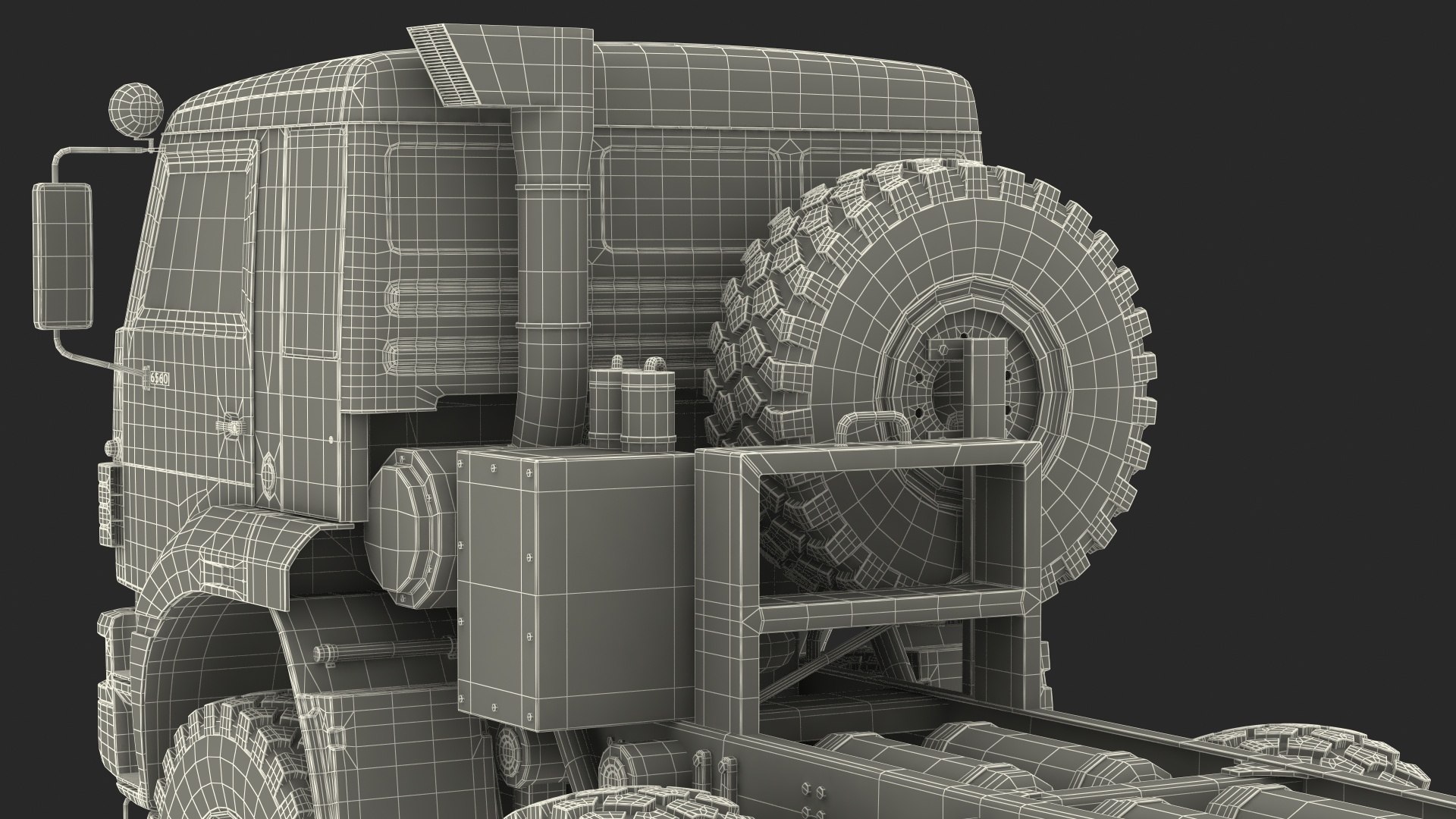 3D kamaz 6350 8x8 military truck - TurboSquid 1595997